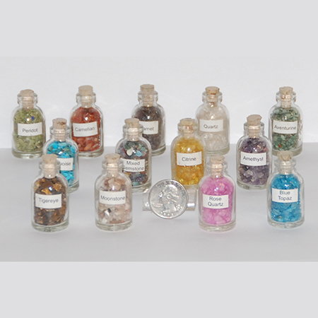 Gemstones In Bottles|The Rock Warehouse